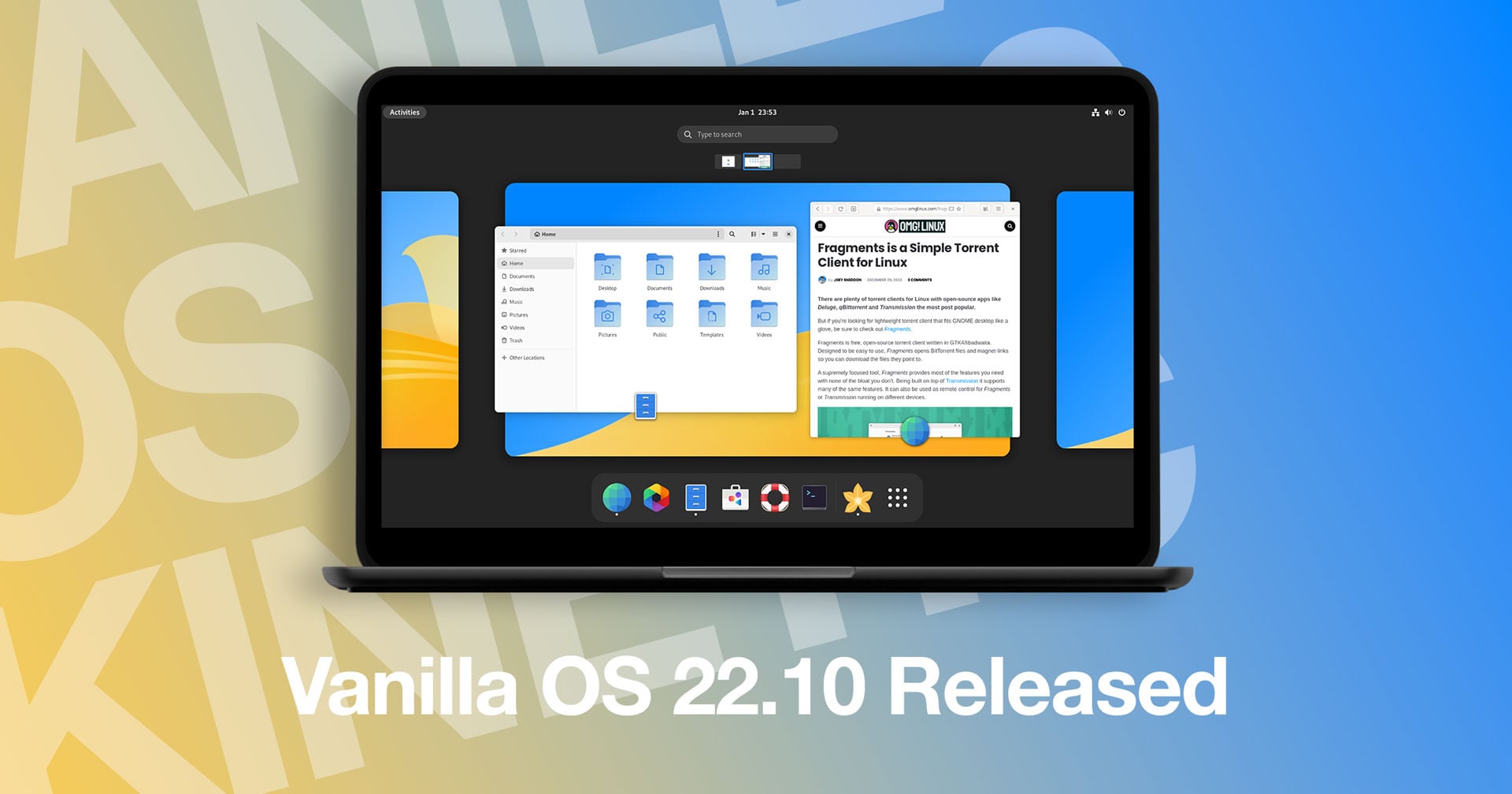 First Version Of Vanilla Os Is Available To Download Omg Linux